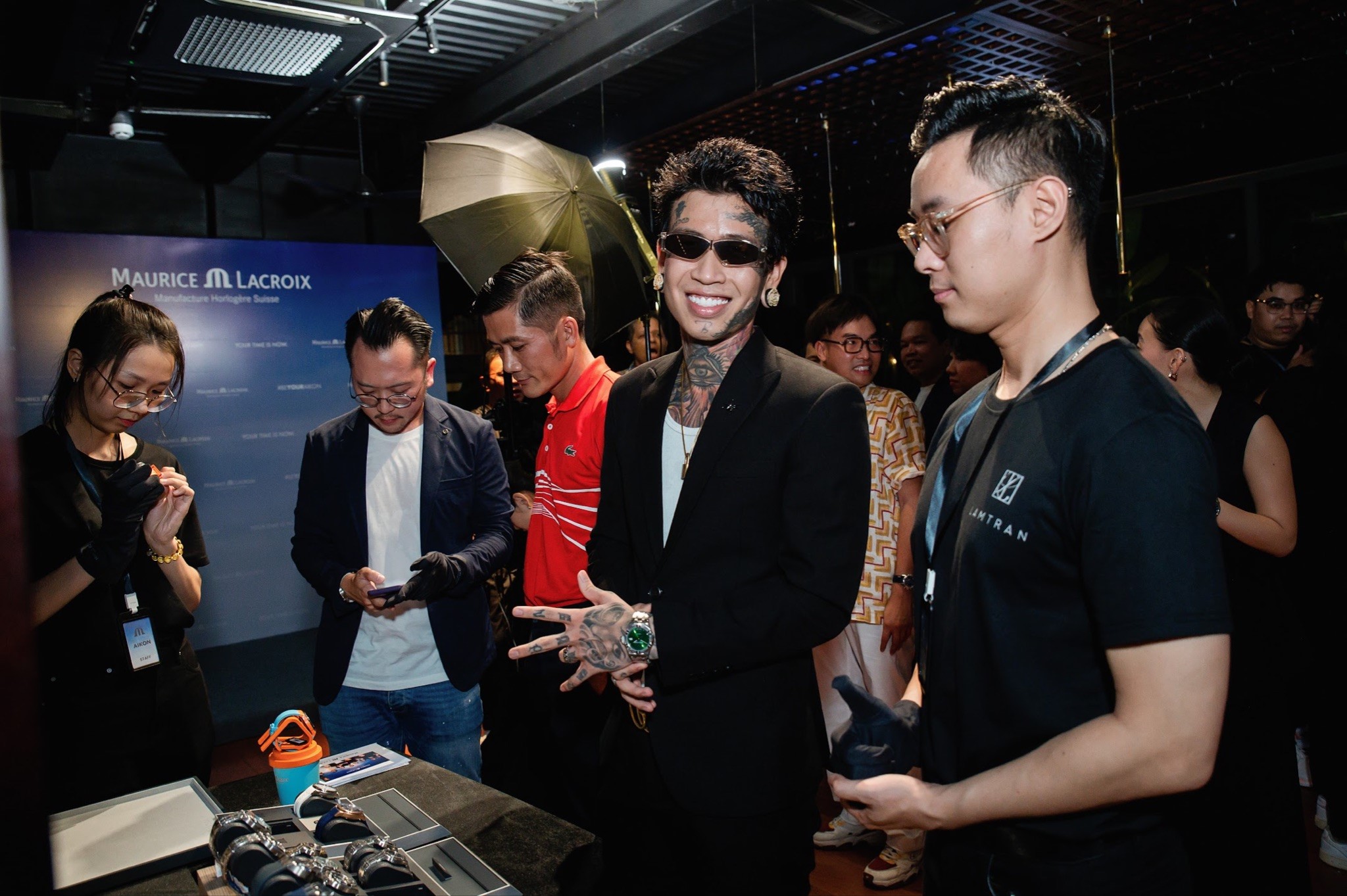Rapper Dế Choắt tái xuất tại sự kiện đồng hồ Maurice Lacroix - Saostar.vn