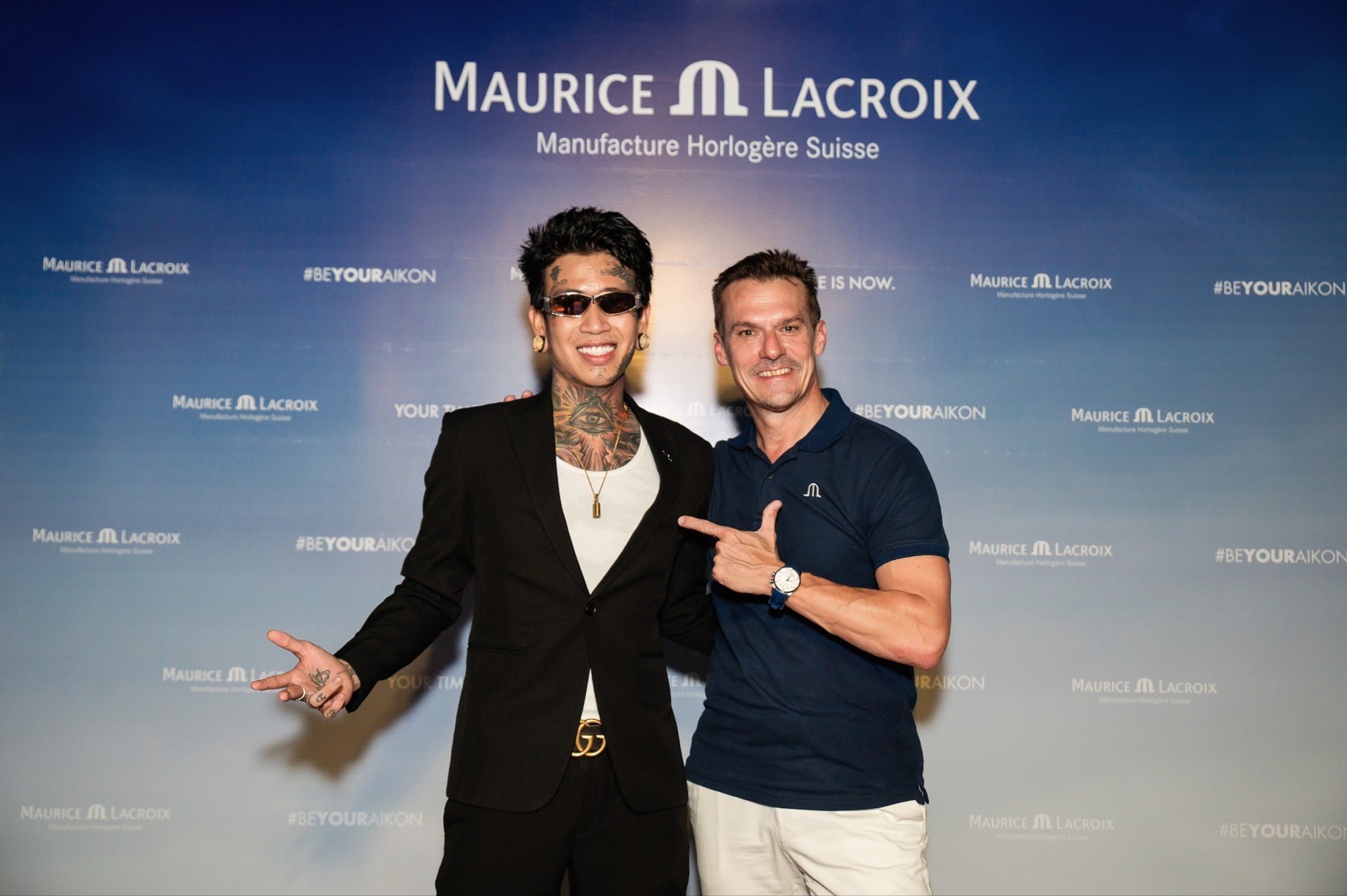 Rapper Dế Choắt tái xuất tại sự kiện đồng hồ Maurice Lacroix