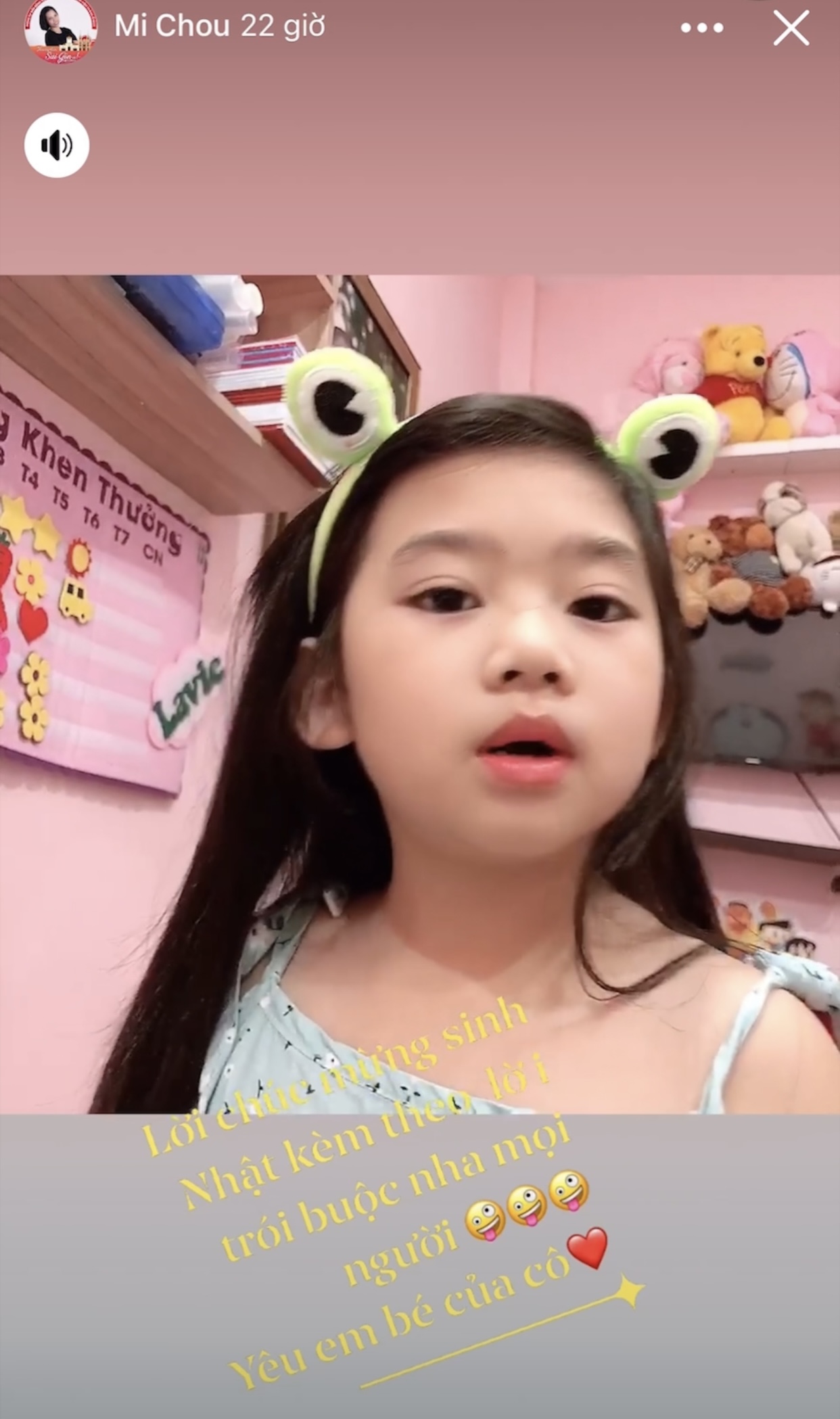 Con Gái Mai Phương Gây Xúc động Với Lời Nhắn Chúc Mừng Sinh Nhật