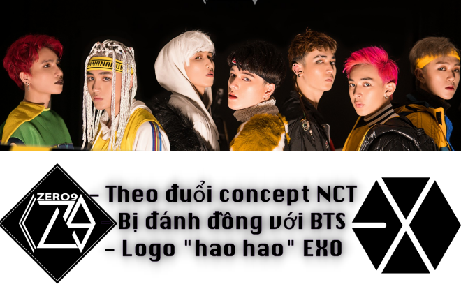 Nhóm nhạc của Tăng Nhật Tuệ - Zero 9: Logo giống EXO, phát ngôn 'bị ...