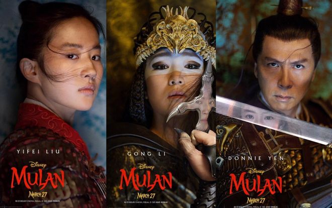 Mulan tung poster nhân vật chính - Saostar.vn