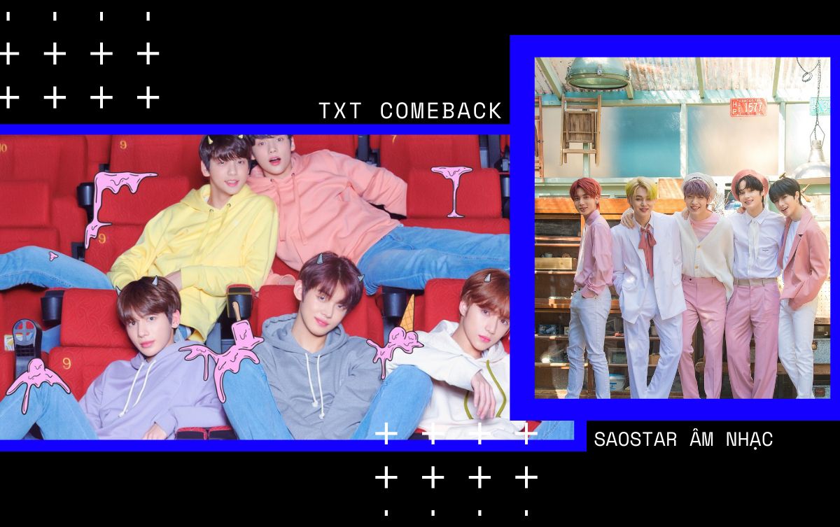 Knet so sánh hình ảnh TXT lúc mới debut và trong mini-album mới nhất ...