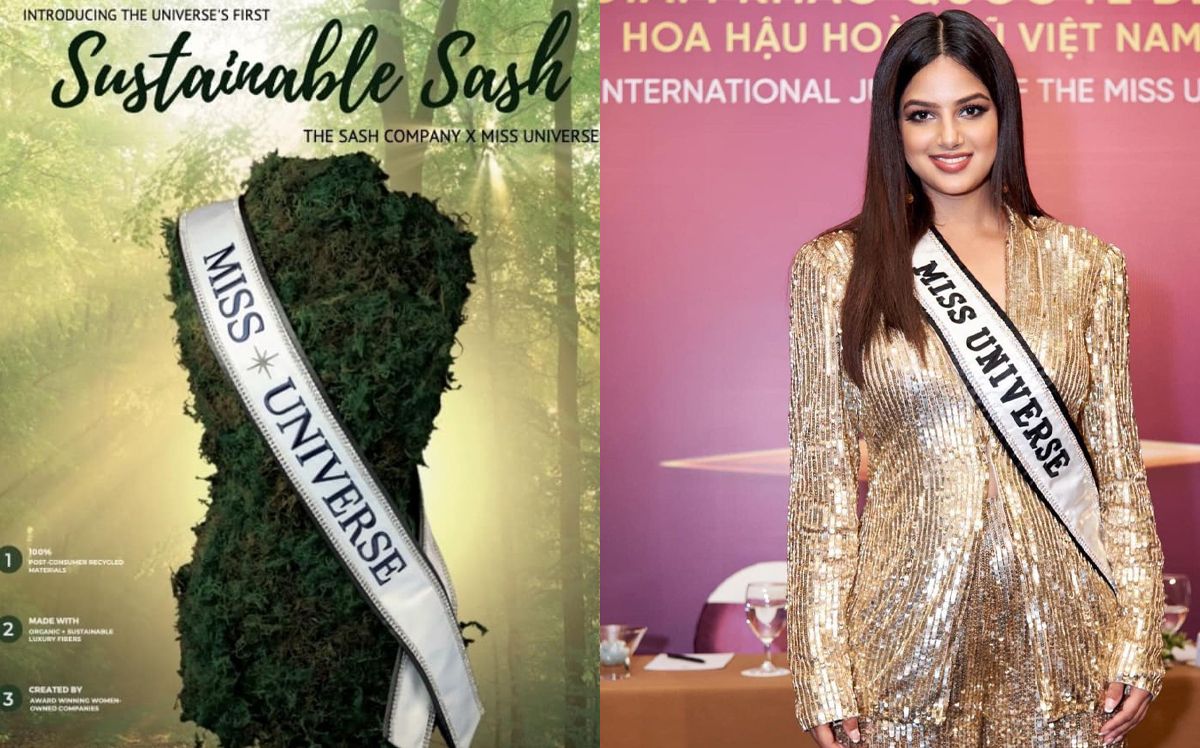 Miss Universe đổi thiết kế sash - Saostar.vn