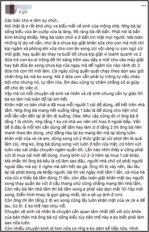 Dâu Trẻ Hết Hồn Vì Bố Chồng Bị Vảy Nến Vẫn đòi Dùng Chung Khăn Mặt Mẹ Chồng Cả Mùa Hè Mới Tắm 
