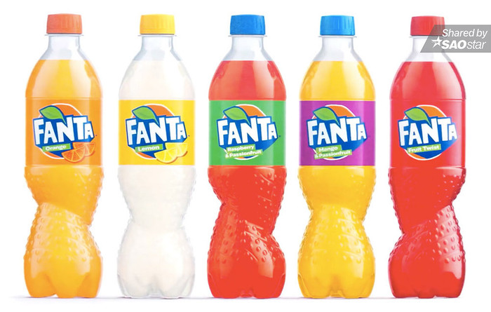 Thiết kế độc đáo của chai Fanta khiến người xem thích thú
