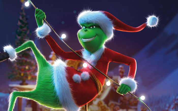 'The Grinch' trang hoàng các rạp chiếu bằng không khí Giáng sinh ấm cúng
