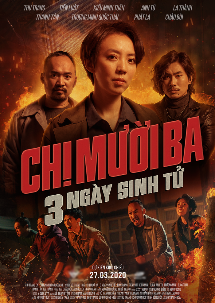 Thu Trang tái xuất trong poster Chị Mười Ba 2