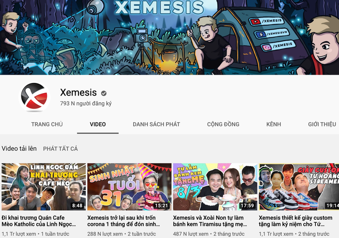'Streamer giàu nhất Việt Nam' Xemesis bị hack kênh YouTube tiền tỷ