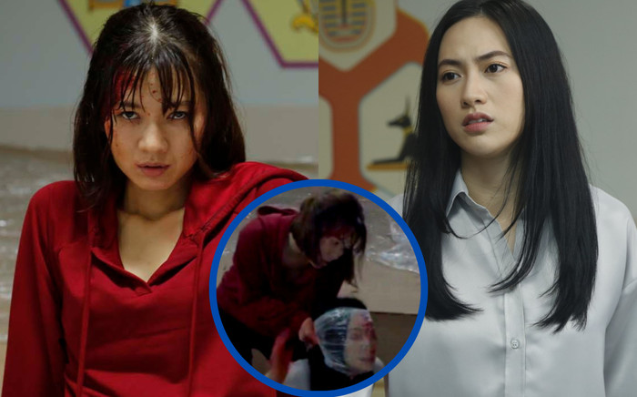 Phương Anh Đào kiệt sức vì bị Oanh Kiều siết cổ trong phim mới - Saostar.vn